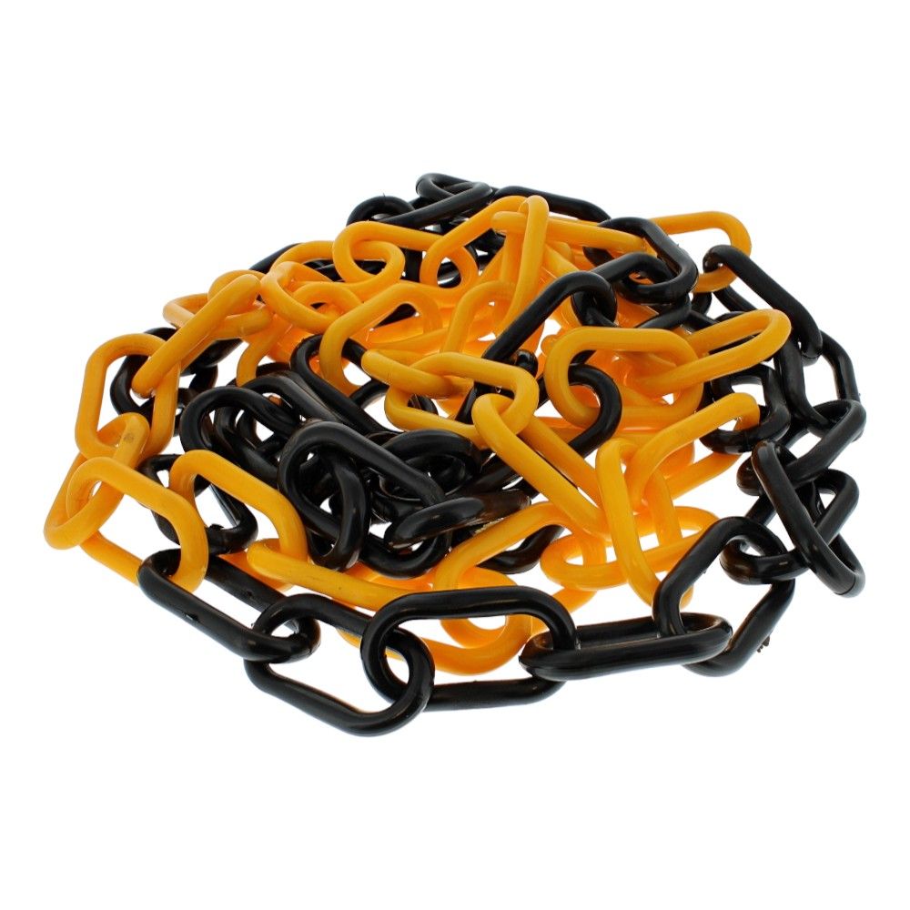 Plastic Chain 10mm x 64mm for Safety Barriers - 5m Length | L&S
