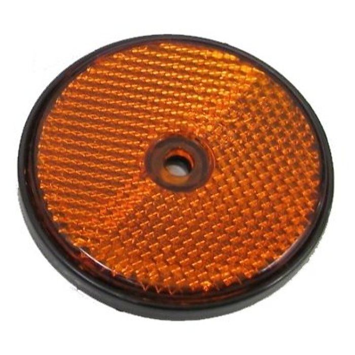 Amber Reflective Disc 60mm for Equipment Safety | L&S