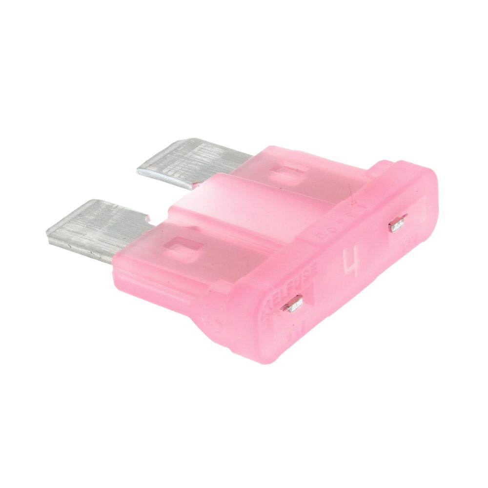 ATO Fuses 4 Amp Pink Standard Size - 50 Pack for Car Electrical Systems ...