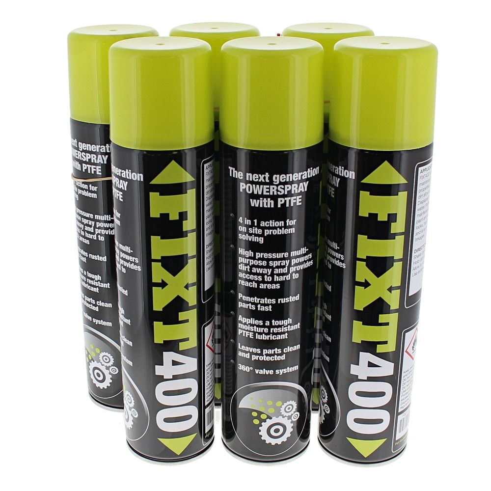 Lubricant Spray 400ml Aerosol for General Maintenance - 6 Pack | L&S