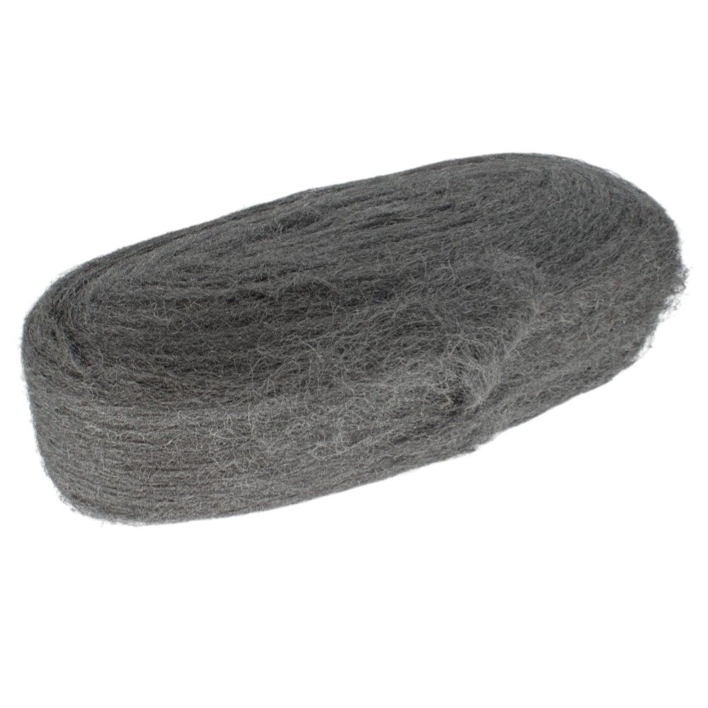 Fine Steel Wool Roll, Industrial Quality, 450g, Oil Impregnated | L&S