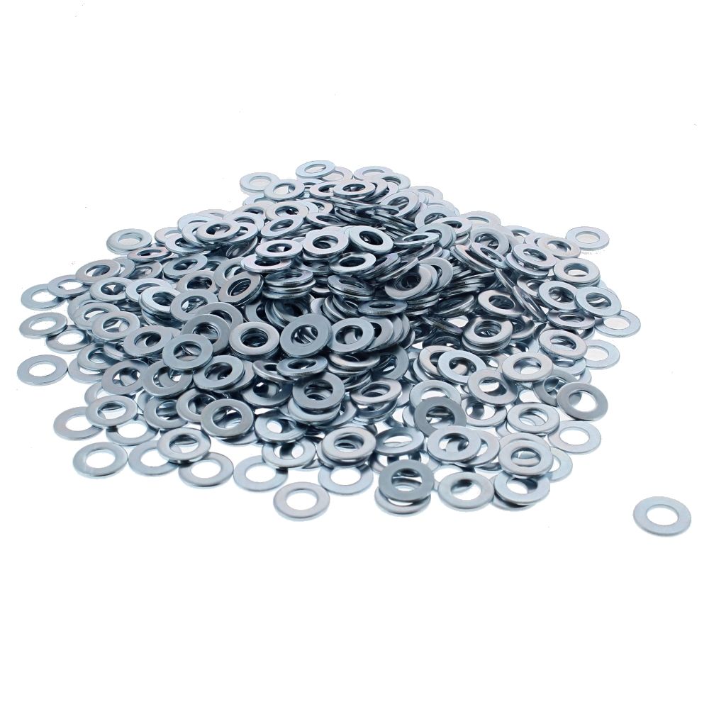 8mm Zinc Plated Washers Form A - Pack of 500 | L&S
