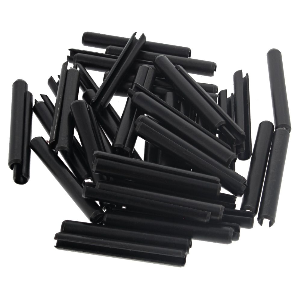 Metric Spring Steel Roll Pins, Diam: 5mm x Length: 40mm - Pack of 50 | L&S