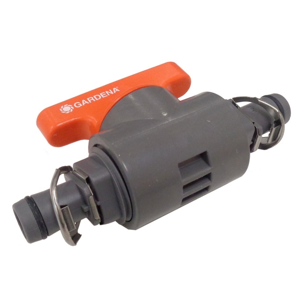 Shut Off Valve for 13mm Dia Hose for Gardena Micro-Drip Sprinkler ...