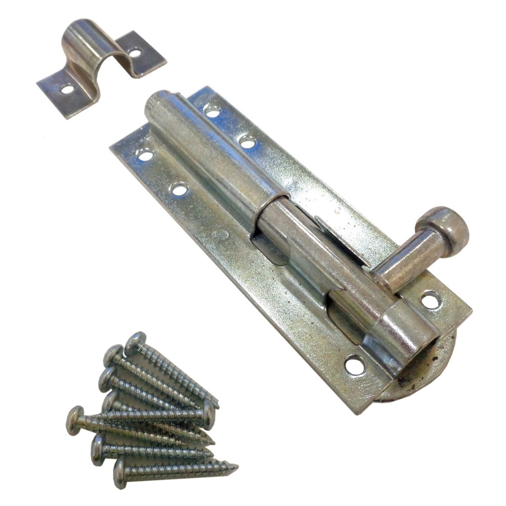 Door Bolt 100mm Zinc Plated for Secure Locking | L&S