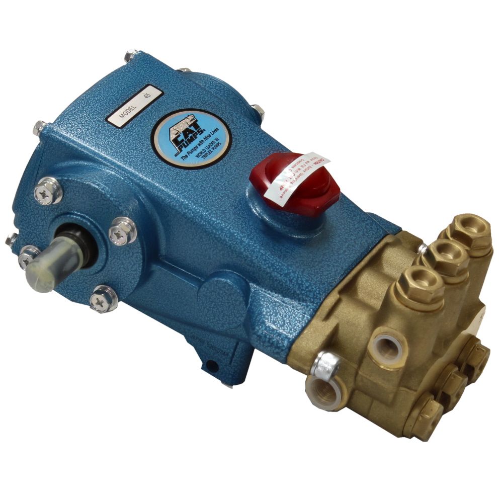 CAT Pumps Model 45 5 Frame Triplex Plunger Pump Unit - 3 Plunger Rods ...
