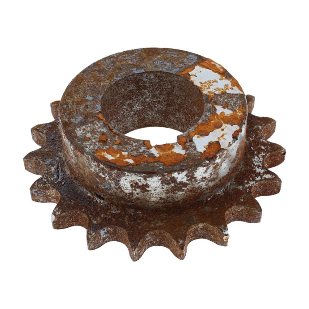 Chain Sprocket 19 Tooth 1½" Bore With Keyway 5/8 Pitch Chain Fitted To ...