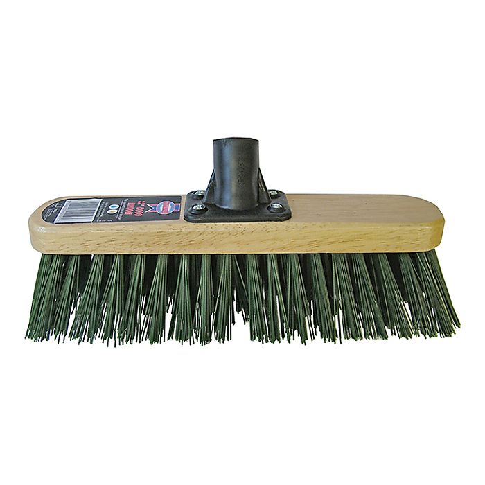 Broom Head Stiff Green 300mm (12in) Threaded Socket by Faithfull ...