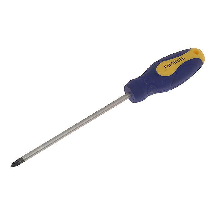 Soft-Grip Screwdriver Pozidriv Tip PZ2 x 150mm by Faithfull | L&S