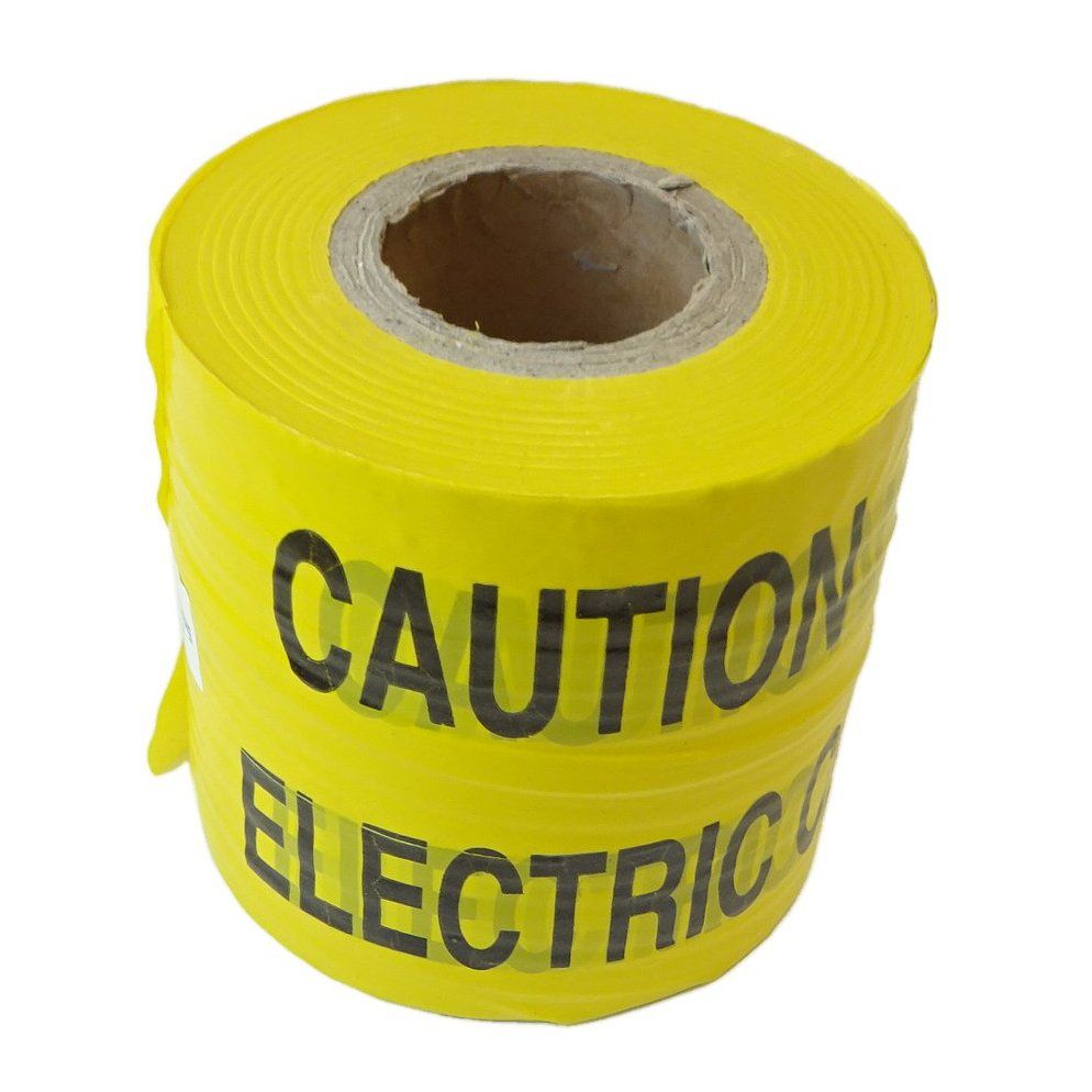 Warning Tape 365m Electric by Faithfull | L&S