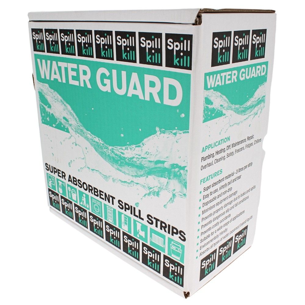 Spill Kill Water Guard Absorbent Flat Sock Strips | L&S