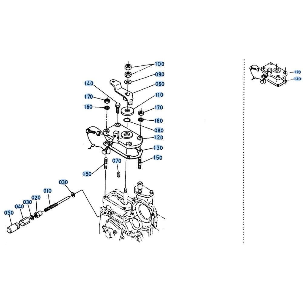Speed Control Plate Assembly for Kubota R400 Loader | L&S