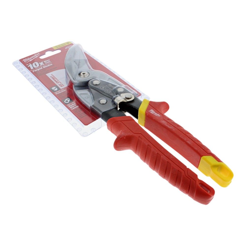 Offset Metal Aviation Snips Straight Cut | L&S