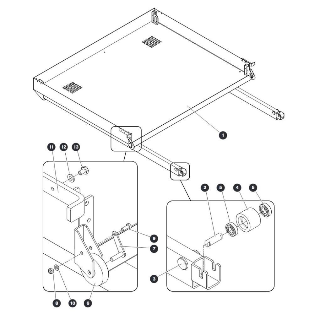 Extension Deck Platform for Skyjack SJ9233 RT Scissor Lift | L&S