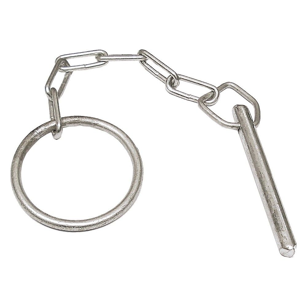 Locking Pin 9.5mm with Chain & Ring for Securing Structures | L&S