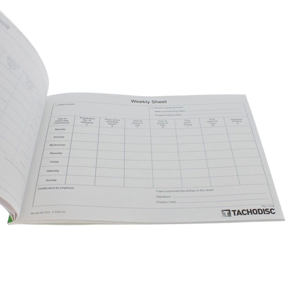 Driver Log Book for Road Transport - Time Tracking and Record-Keeping | L&S