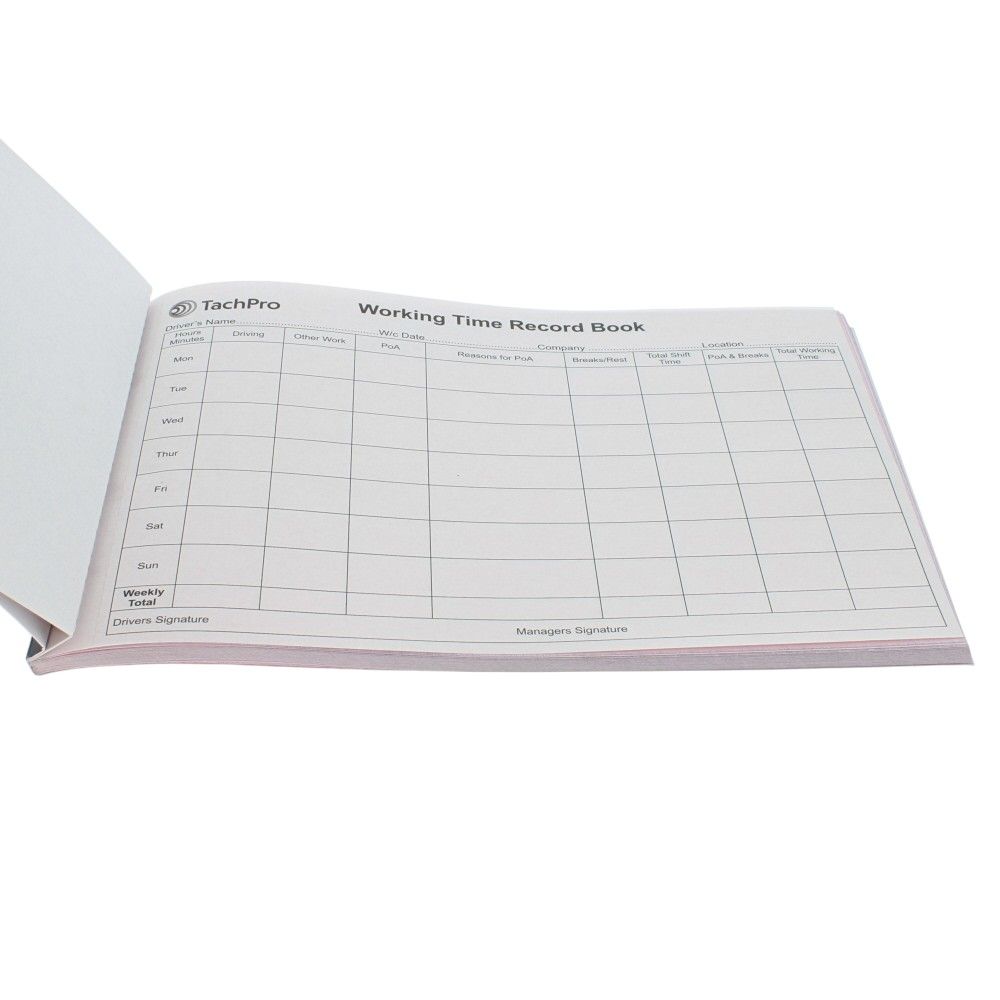 Driver's Weekly Hours Log Book - 26 Weeks, Duplicate Pages, Road ...