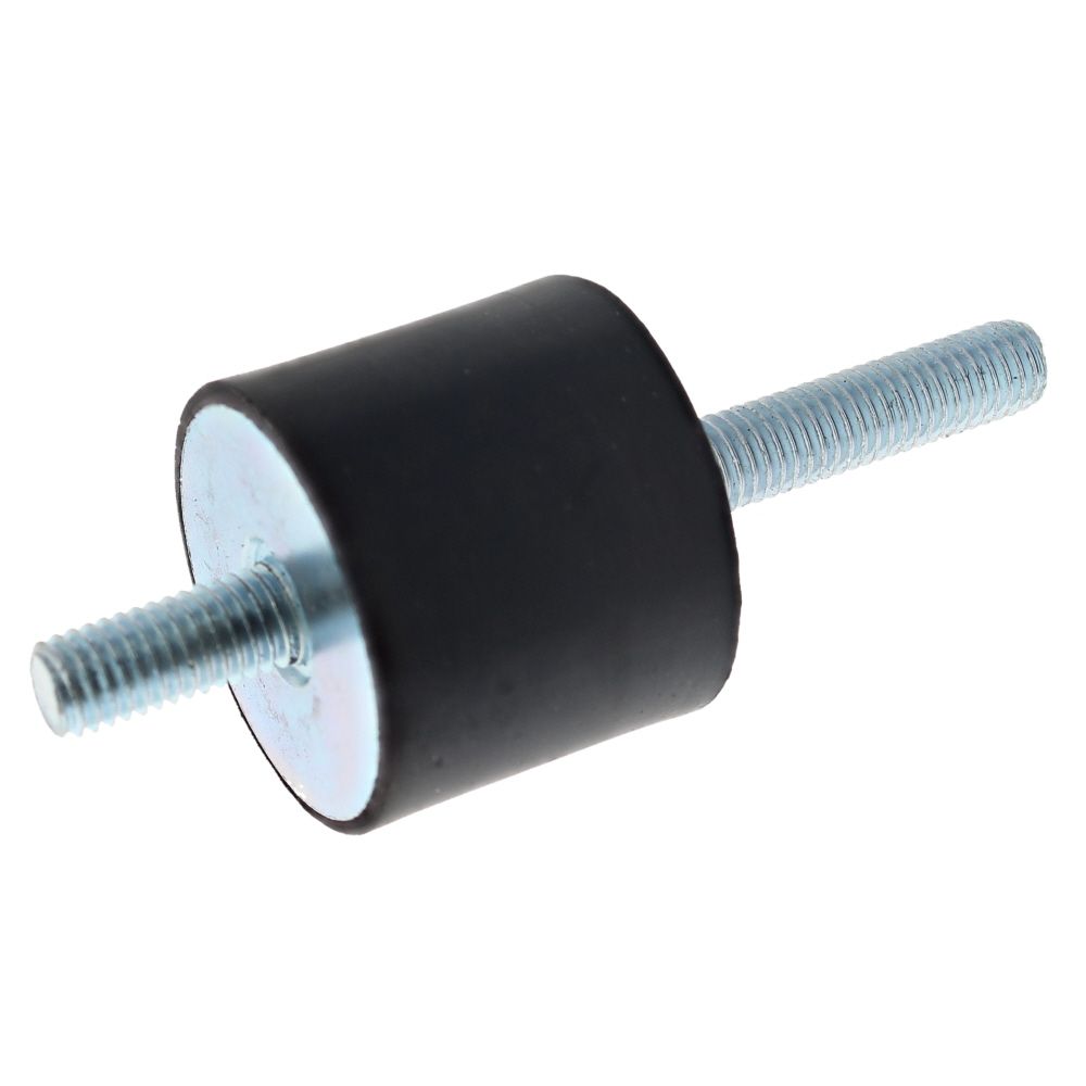 Rubber Mount Male/Male 40x30mm M8 Thread | L&S